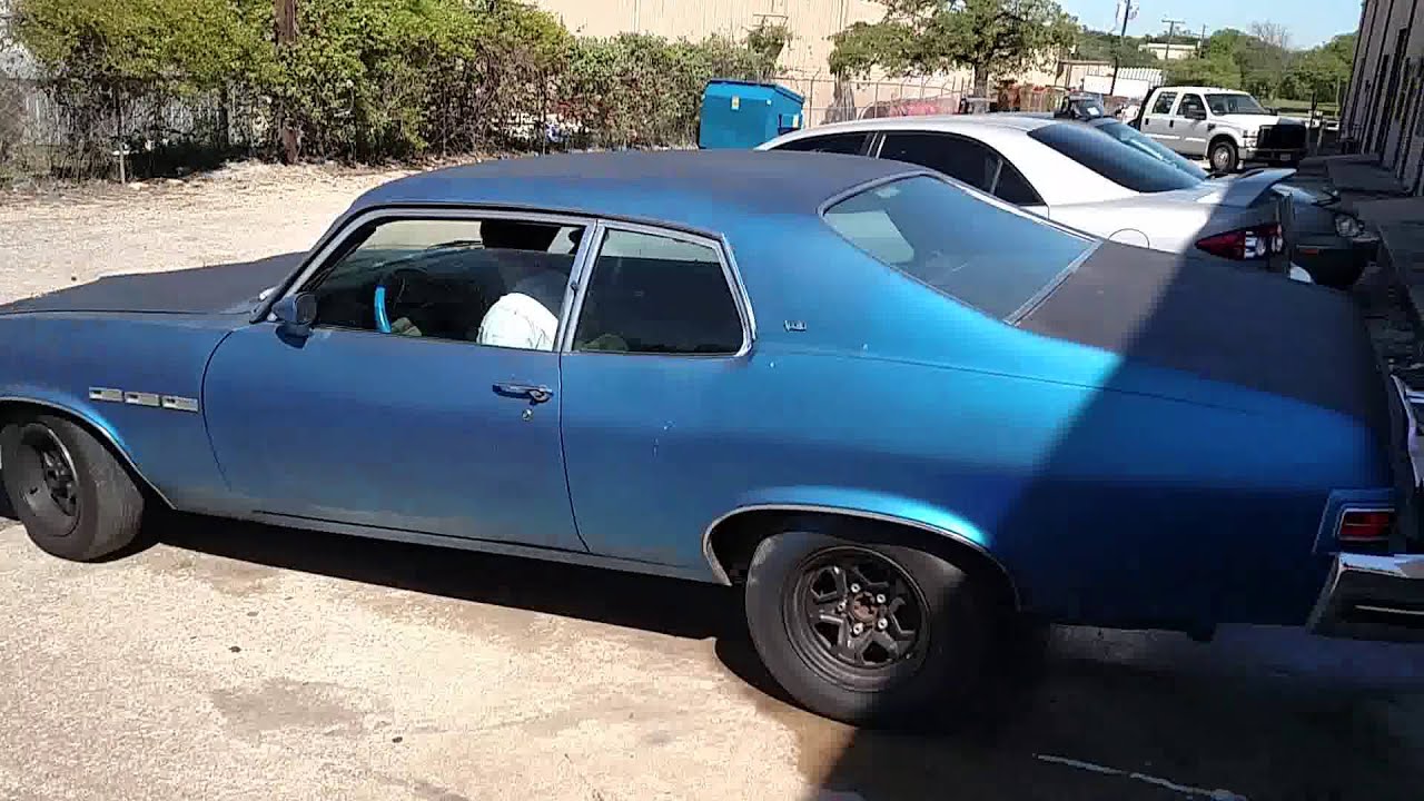 74 Buick Apollo start up - YouTube