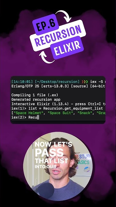Recursion over lists in Elixir - YouTube