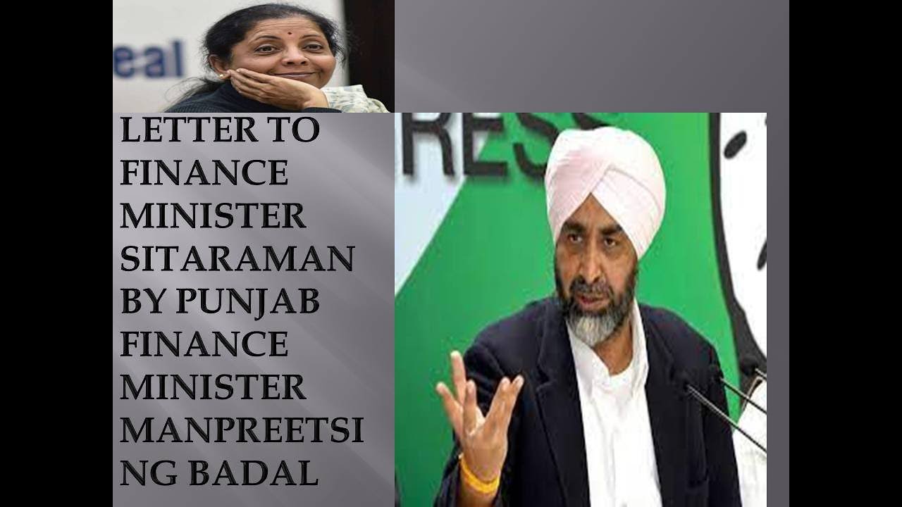 LETTER TO FINANCE MINISTER SITARAMAN BY PUNJAB FINANCE MINISTER letter-to-finance-minister-sitaraman-by-punjab-finance-minister