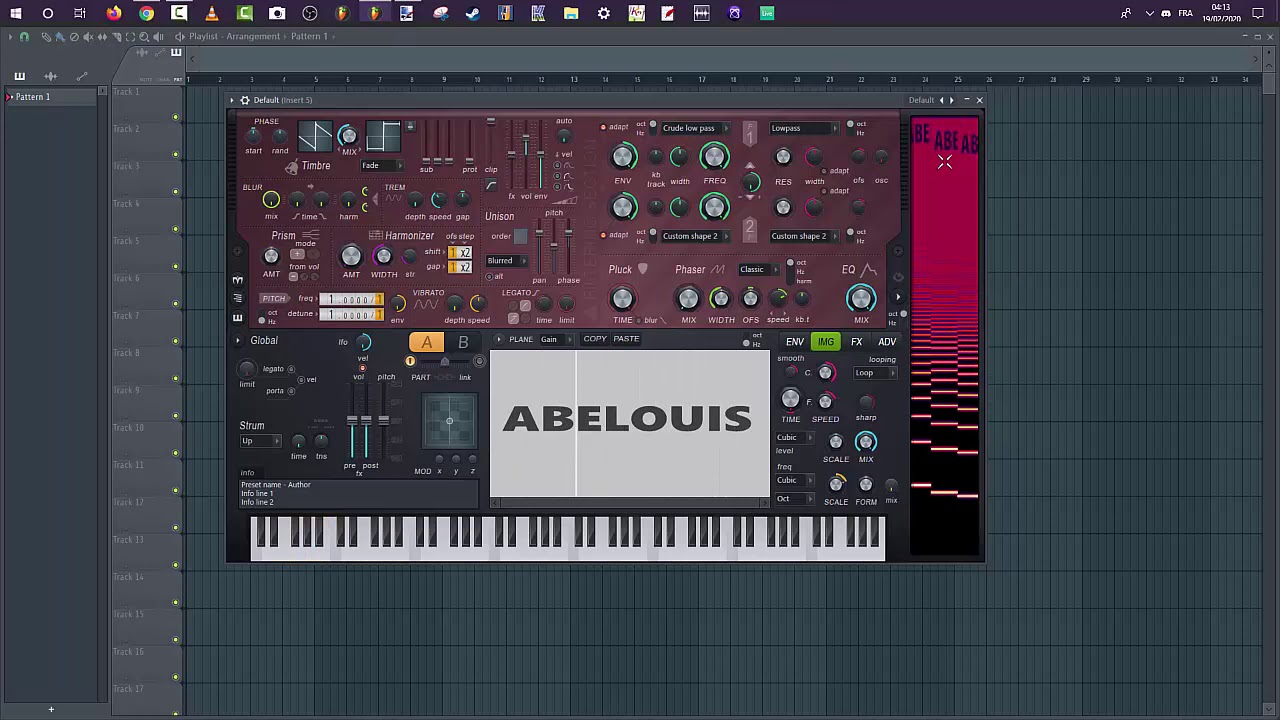 Fl Studio Signature Text Harmor Into Frequency Edison Equalizer - YouTube