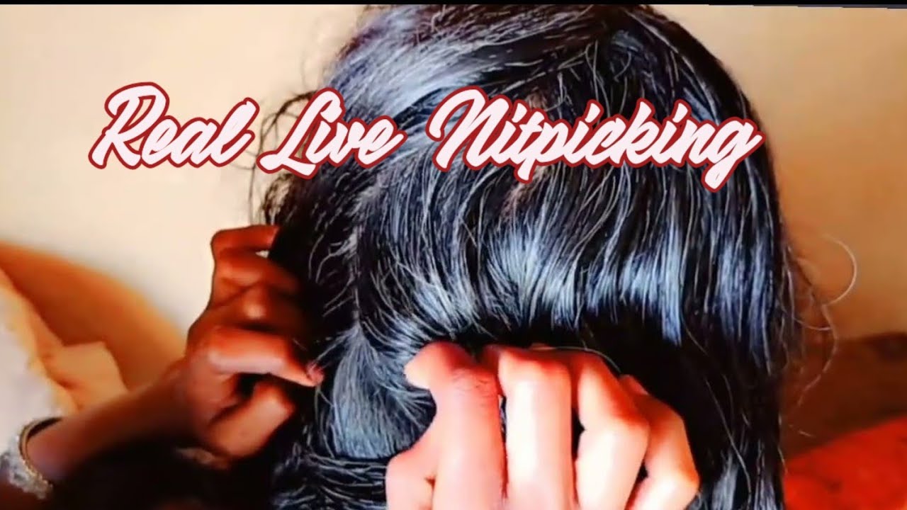 Nitpicking Video by Girls | Lice Nitpicking all age grils Woman Hair ...