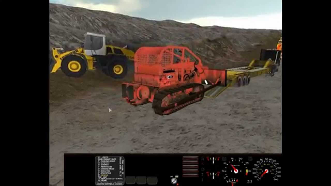 Loading a HD11 dozer on trailer kill bulldozer epic Simulator heavy ...
