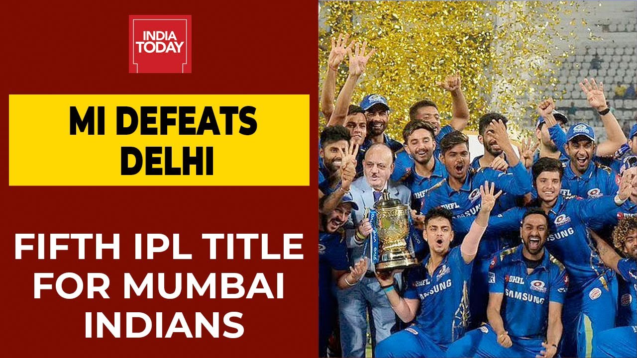 Mumbai Indians Beat Delhi Capitals By 5 Wickets In Final To Win Fifth ...