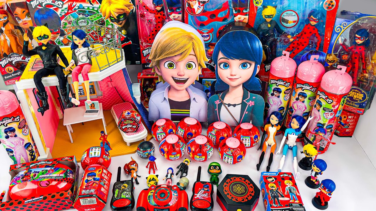 Miraculous Ladybug Toys Collection ASMR Unboxing Review | Mystery ...