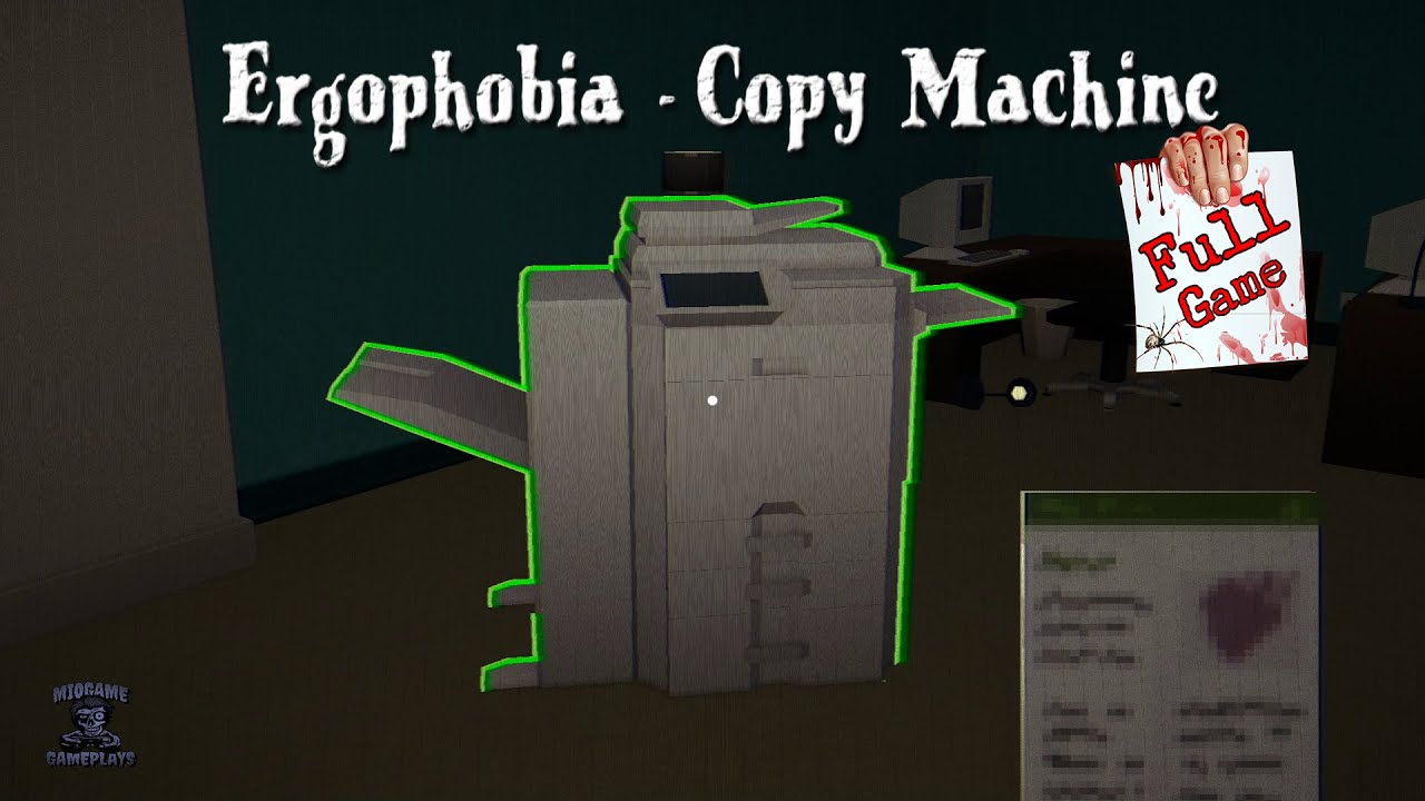 Ergophobia - Copy Machine Full Gameplay + Descarga - YouTube
