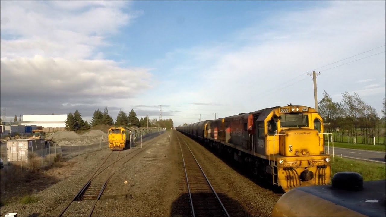 Part 1 - New TranzAlpine 2014 - from the drivers cab, observation ...