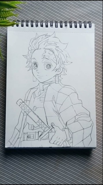 Tanjiro outline tutorial ... #tanjiro #outline #tutorial #steo # ...