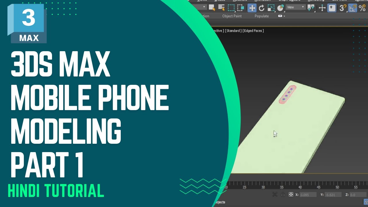 3Ds Max Mobile Phone Modeling Part 1 - YouTube