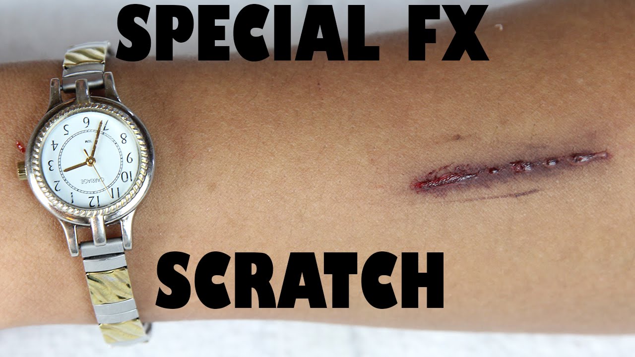 Halloween SFX : Easy realistic scratches - YouTube
