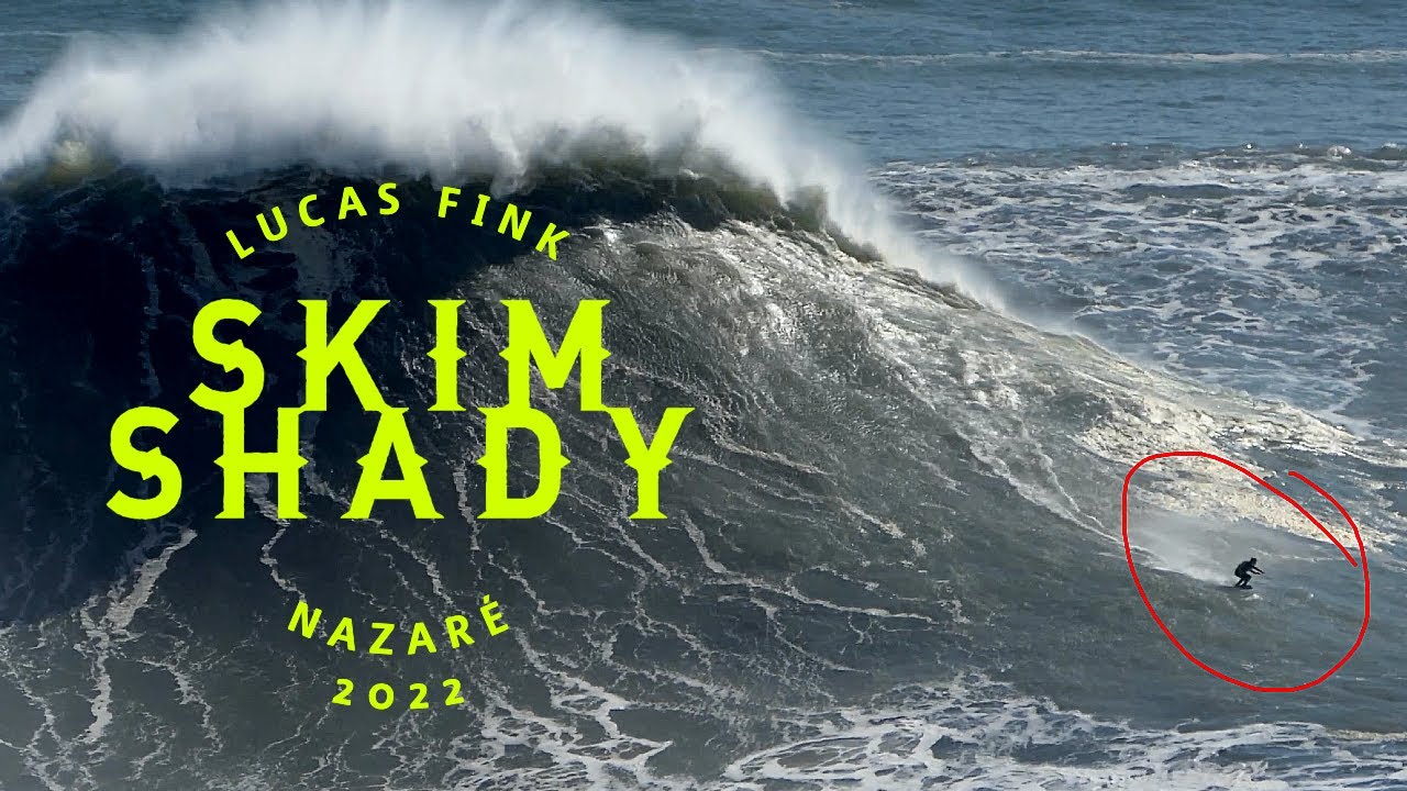 LUCAS FINK SKIMBOARDING NAZARÉ! Brazilian skimboarding world champion ...