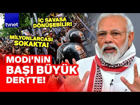 HİNDİSTAN'DA FETÖ'YÜ ANDIRAN SKANDAL: ORTALIK KARIŞTI; POLİSLE EYLEMCİLER BİRBİRİNE GİRDİ!