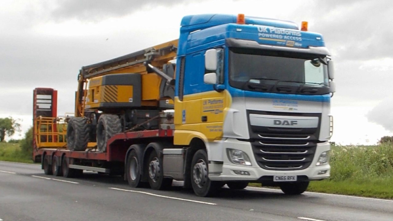 DAF truck trucks lorry YORKSHIRE ENGLAND JUNE 2017 PHOTOS - YouTube