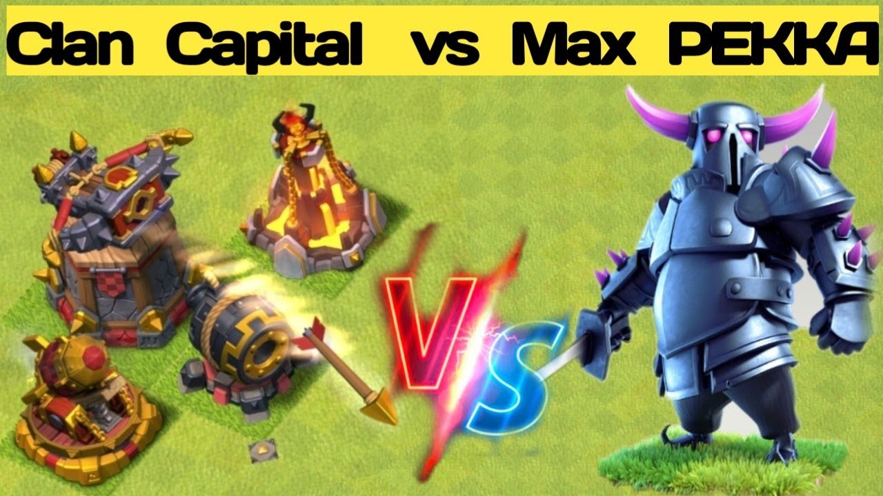 New Max P.E.K.K.A vs Clan Capital Defence 🔥💥. Max P.E.K.K.A. Atack COC ...