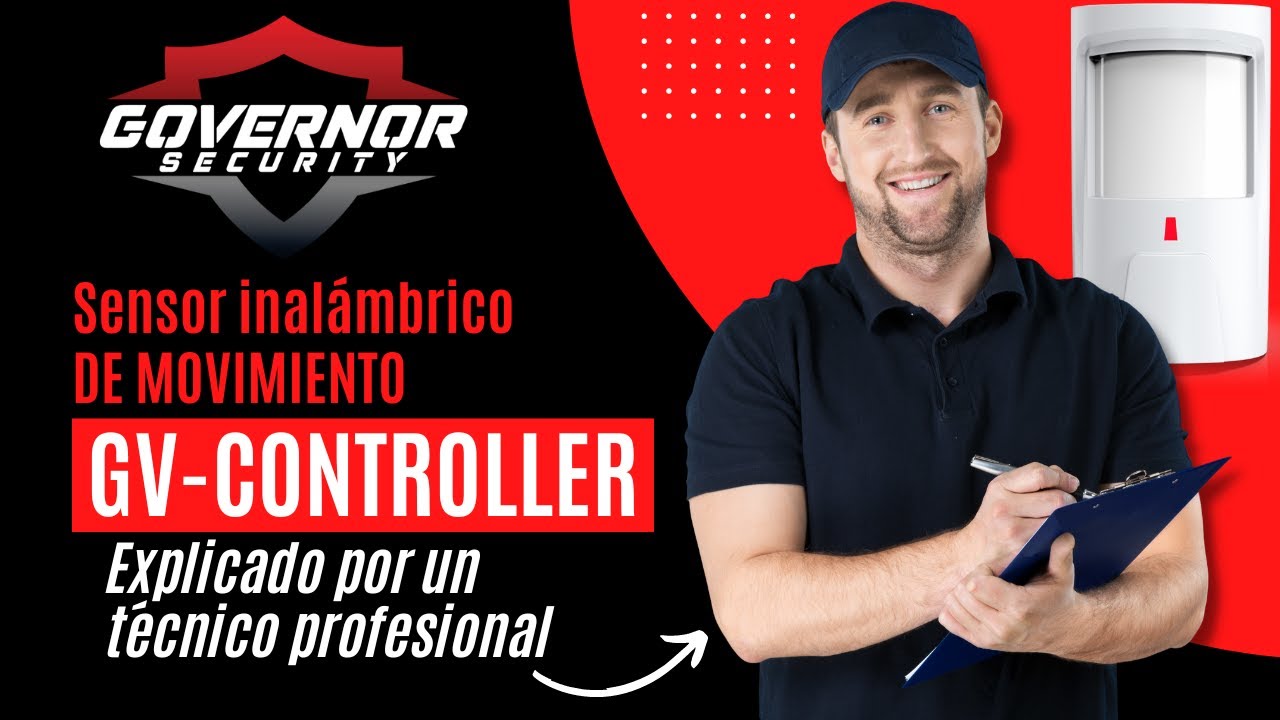 Sensor de movimiento inalámbico GV-CONTROLLER de GOVERNOR SECURITY ...
