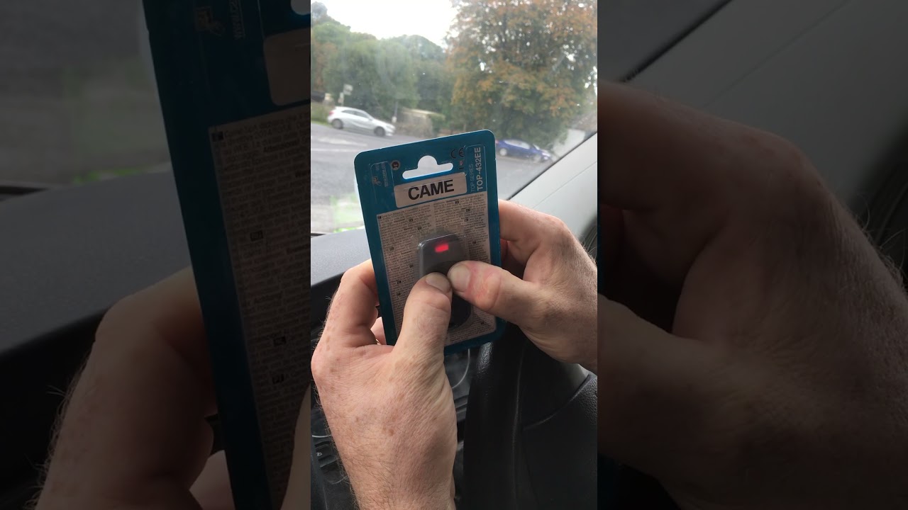 How to program a new Came fob using an existing fob. - YouTube