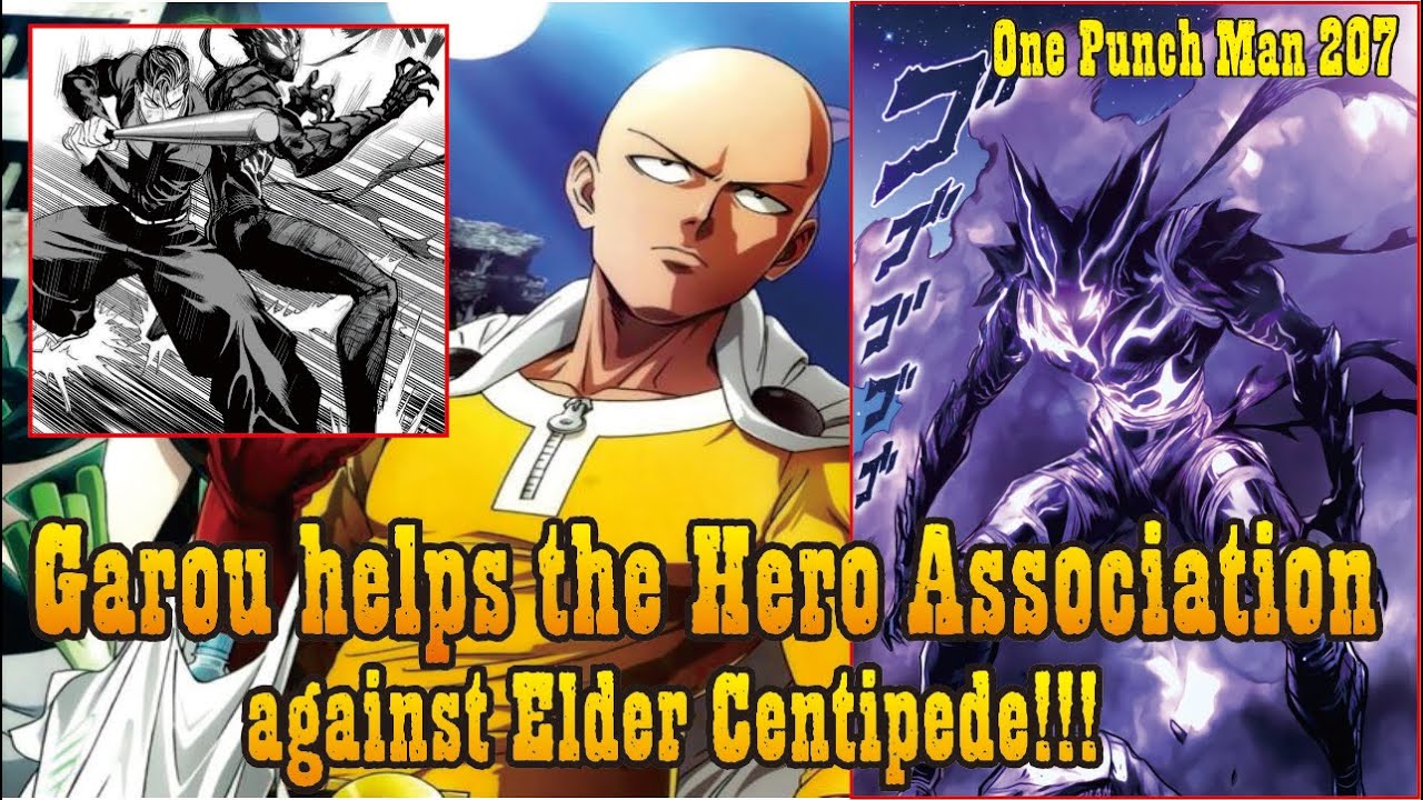 Garou helps the Hero Association against Elder Centipede!!! One Punch ...