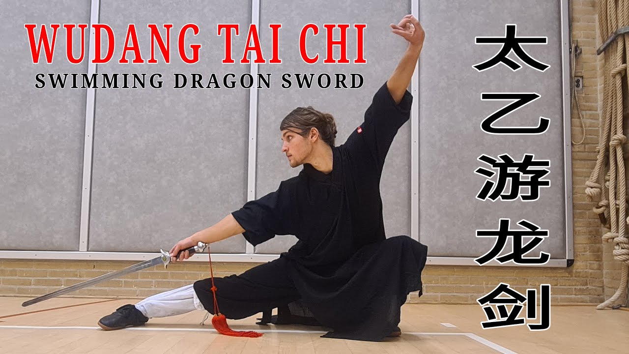 Tai Chi 'Swimming Dragon' Sword Wudang 太乙游龙剑 He Yong Gan - YouTube