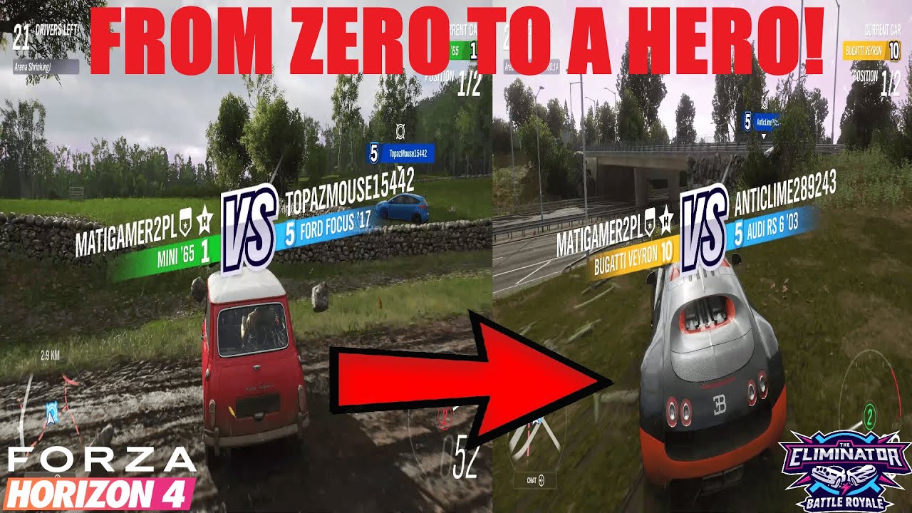FROM ZERO TO A HERO WITHOUT DROPS! NO FINAL WIN! - Forza Horizon 4 ...
