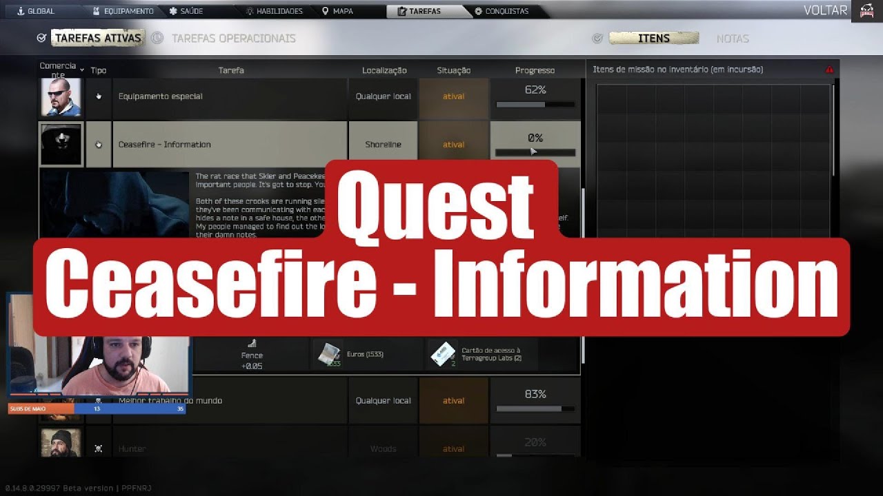 CeaseFire - Information | Quest Guide | Event Quest Escape From Tarkov ...