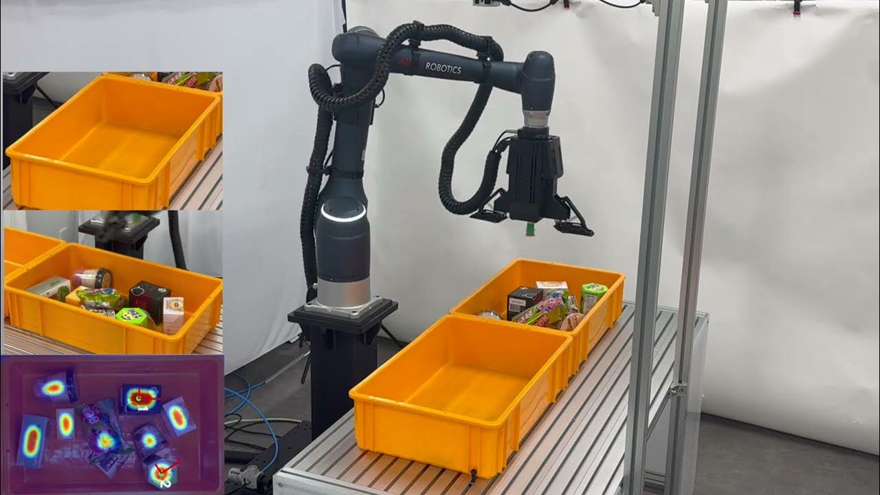 Robotic Bin Picking Solution for Logistics Automation (950PPH) - YouTube
