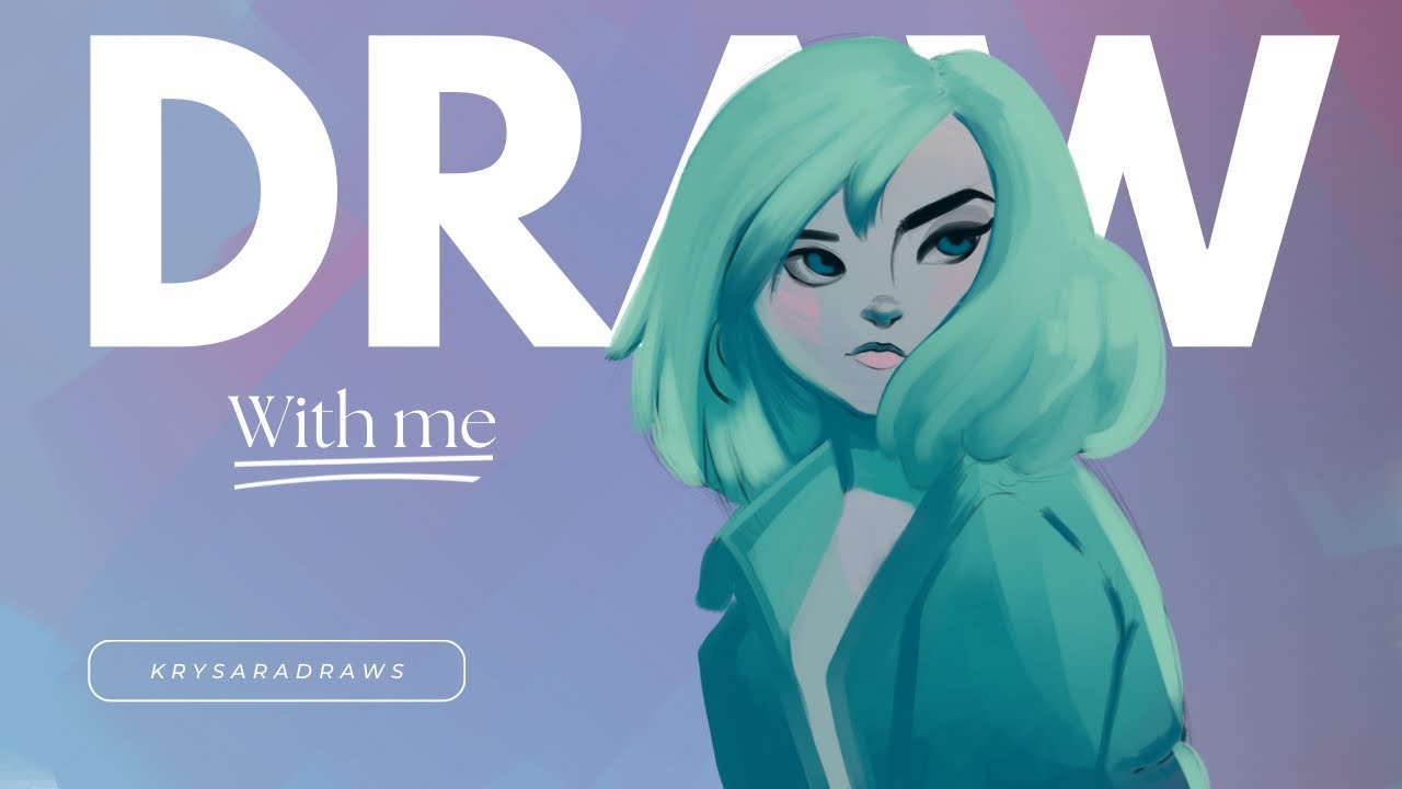Draw with Me | ENVY GREEN | KrysaraDraws - YouTube