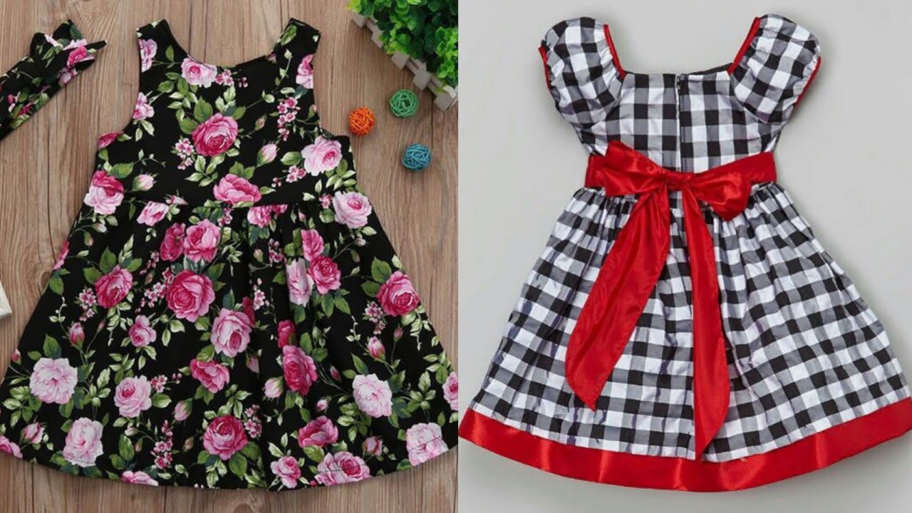 Half Sleeve Little Girls Frock Designs||ہاف بازو والے چھوٹی بچیوں کے ...