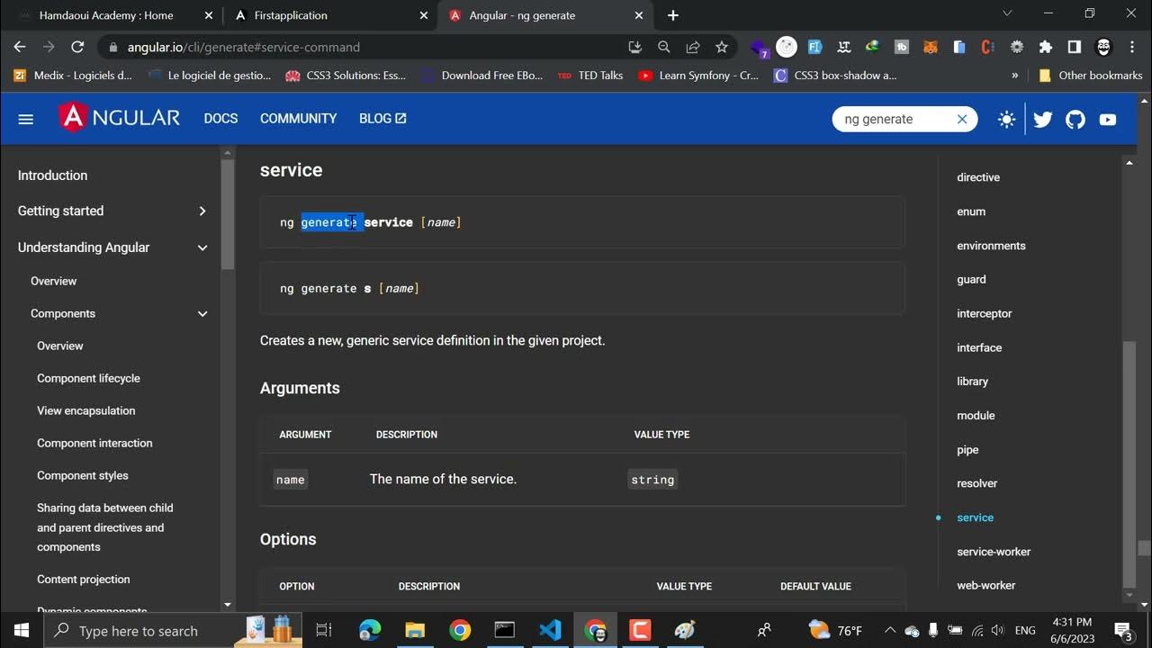 38- Angular course for beginners 2023 : Services - introduction - بالدارجة التونسيّة - YouTube