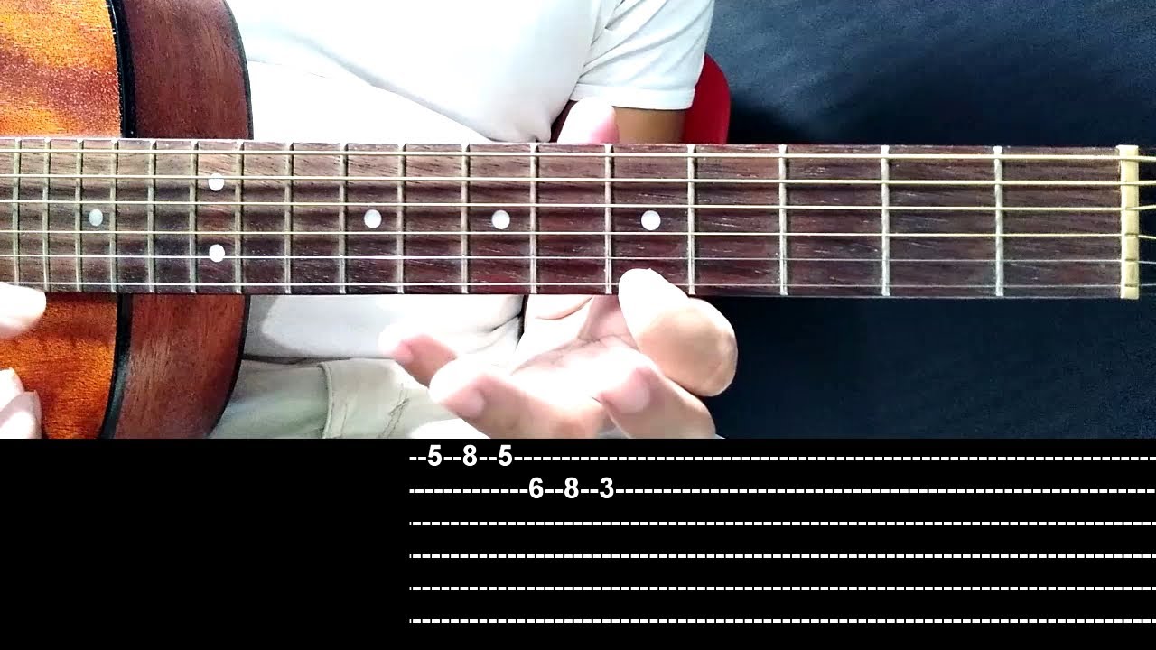 Spongebob Theme Song Guitar Tutorial With Tab | Grass Skirt Chase - YouTube