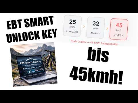 Bosch Smart System Tuning ohne Hardware jetzt bis 45kmh!!