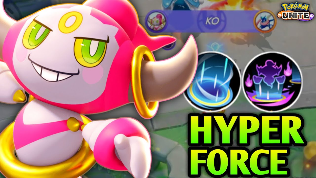 Hoopa insane support with Hyperspace Hole and Phantom Force | Pokemon Unite | Hoopa gameplay ...