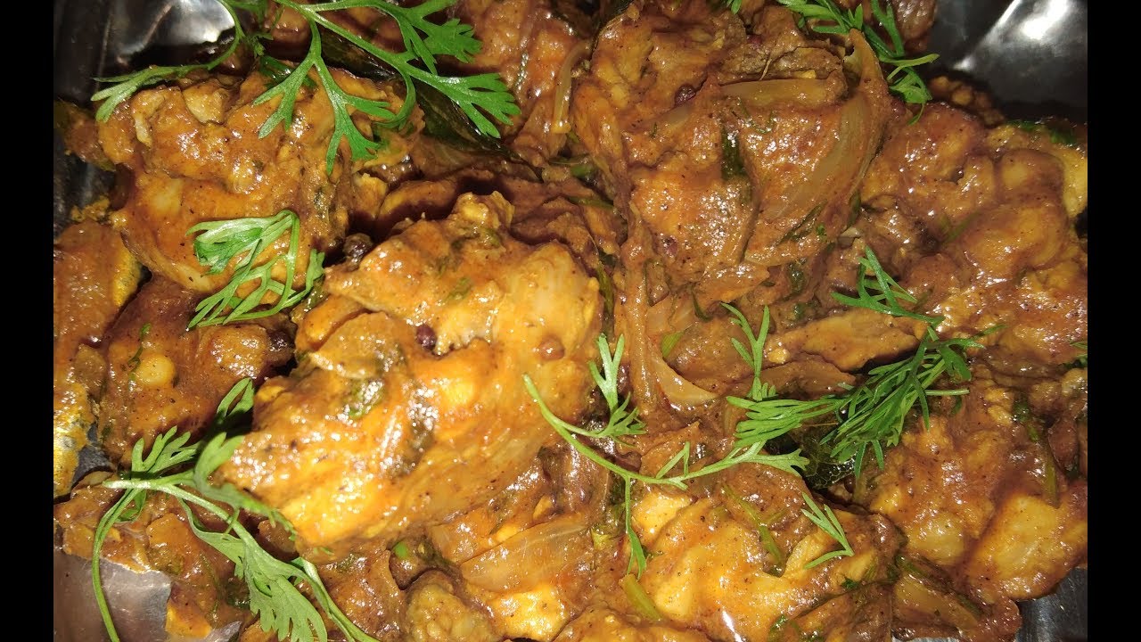 Nati style chicken fry recipe in kannada | easy recipe in 10 minutes ...