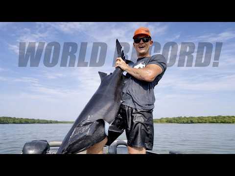 I ALMOST LOST the World's Rarest Black Paddlefish!