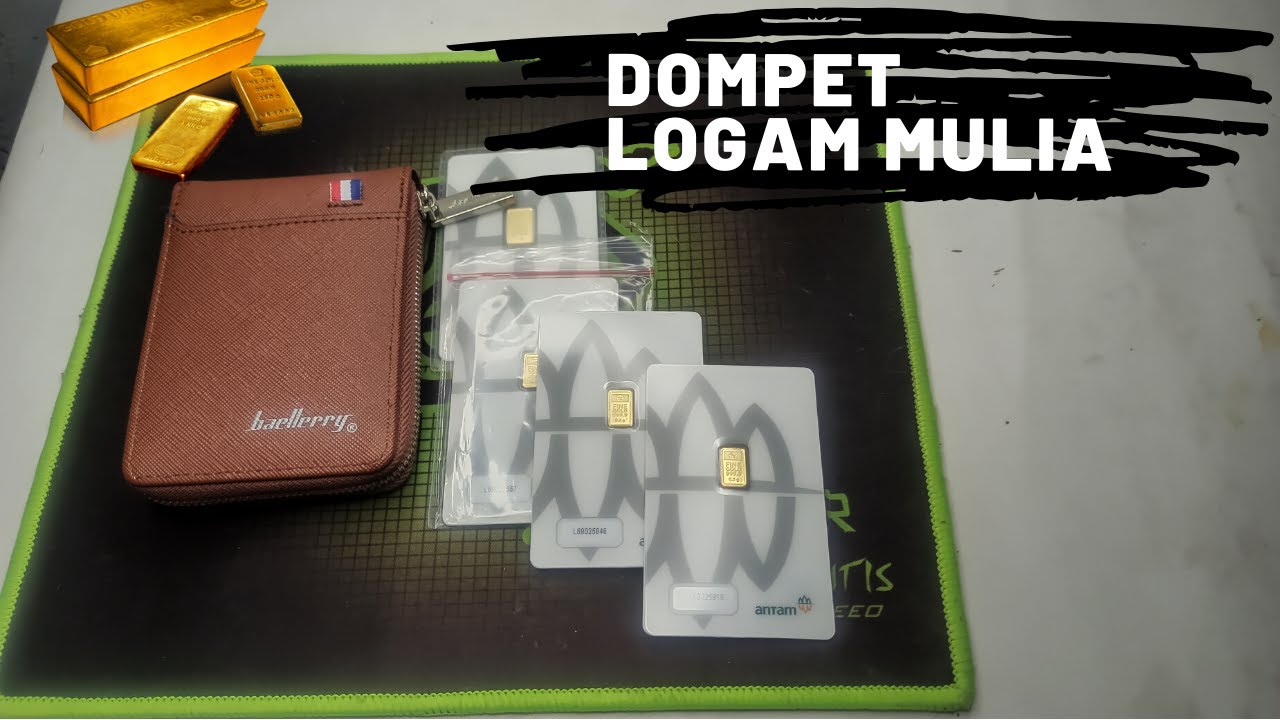 Dompet Logam Mulia Antam Kemasan Press Atau Certycard - YouTube