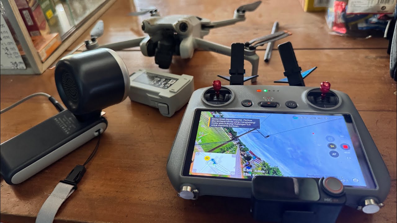 Detik detik drone dji mini 4 pro crash - YouTube