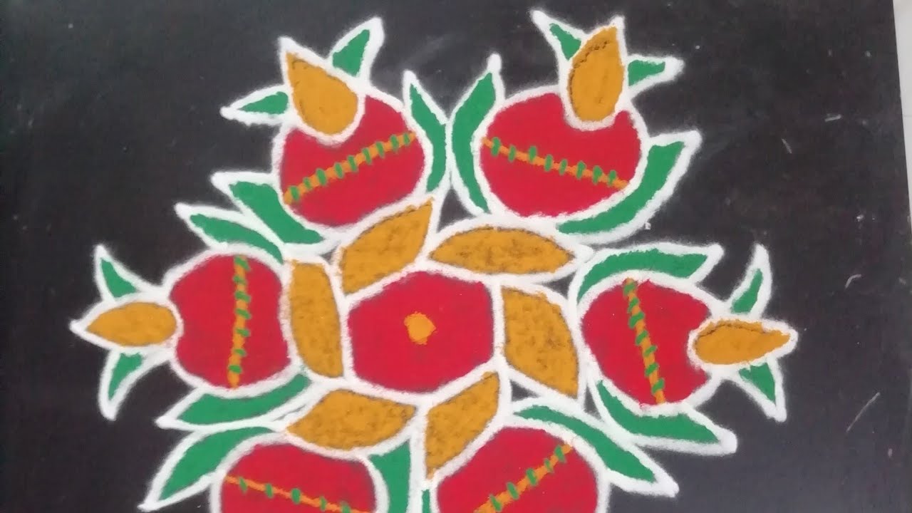9to5dots small rangoli friends meeku nachitha subscribe chayandi please ...