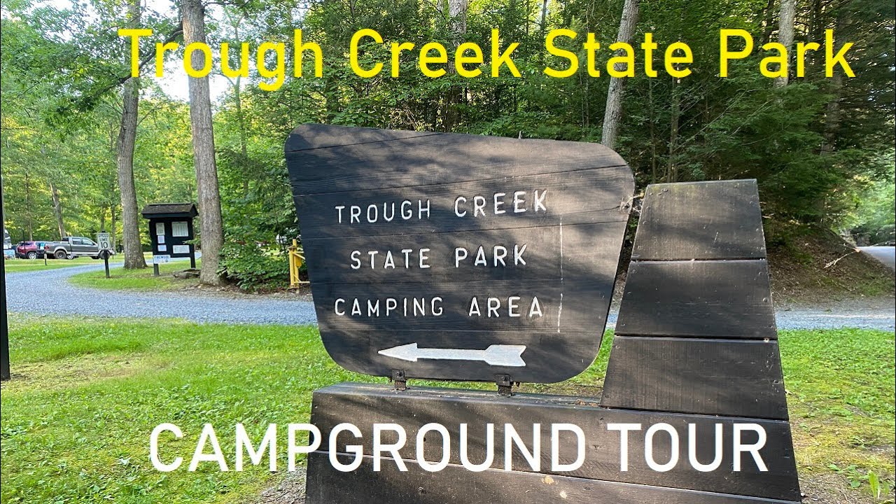 Trough Creek State Park PA Site by Site Campground Tour James Creek ...