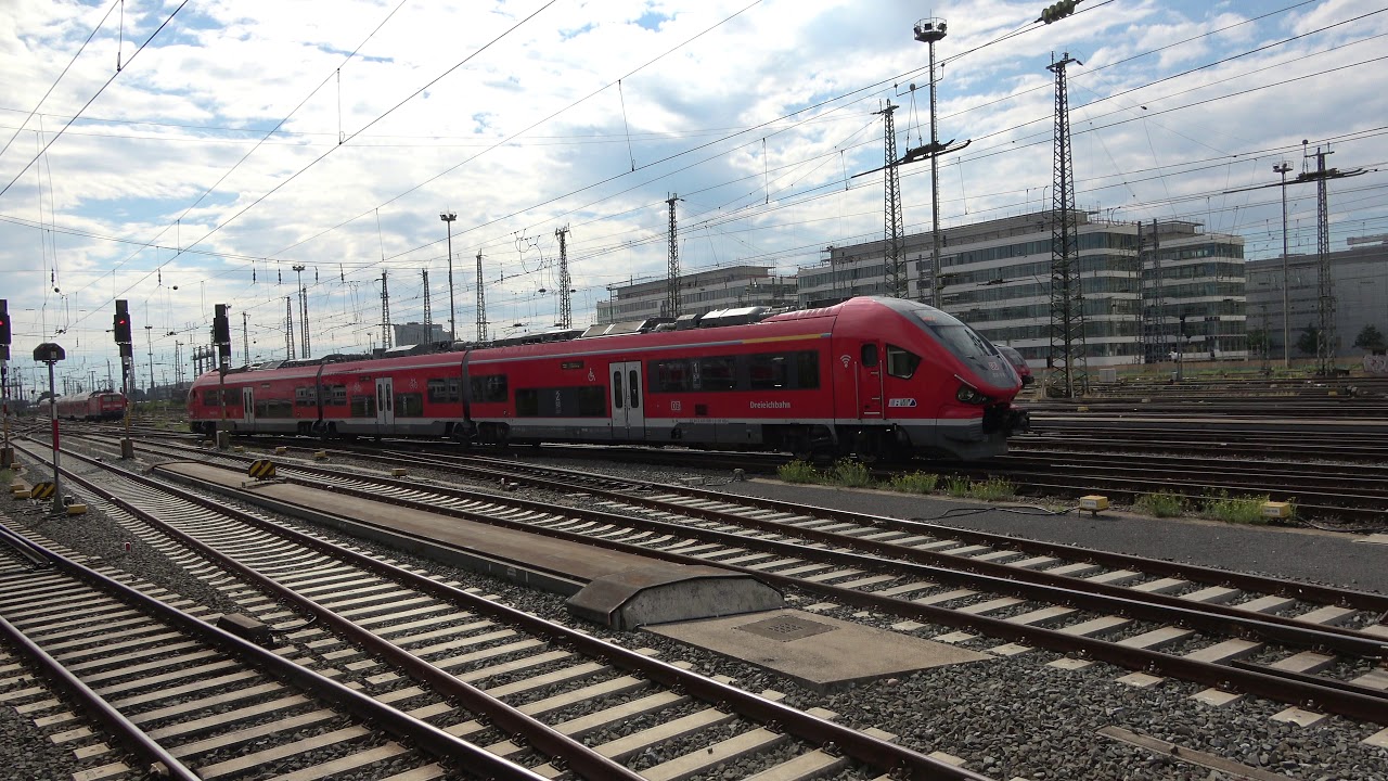 DB Regio PESA Link 633 xxx erreicht als RB61 Frankfurt am Main ...