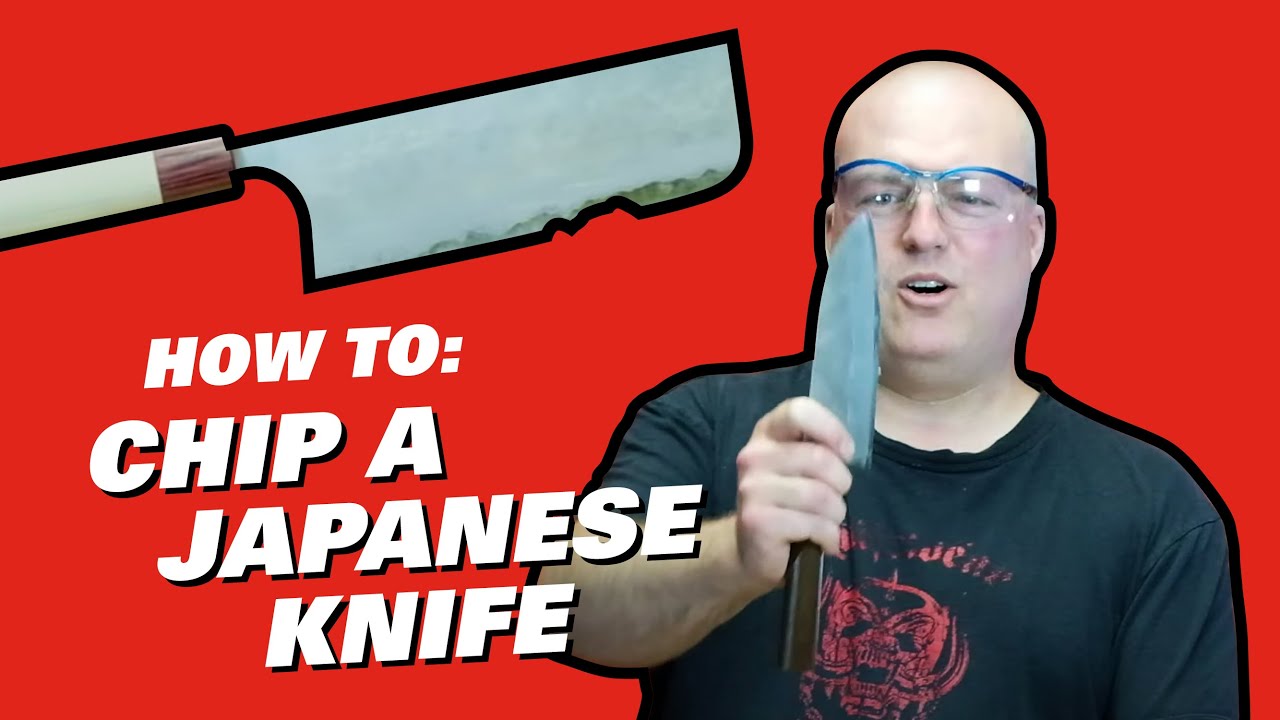 How to Chip Your Japanese Kitchen Knife! - YouTube