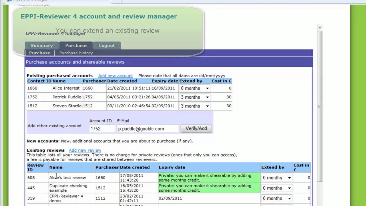 Purchasing EPPI-Reviewer access online - YouTube