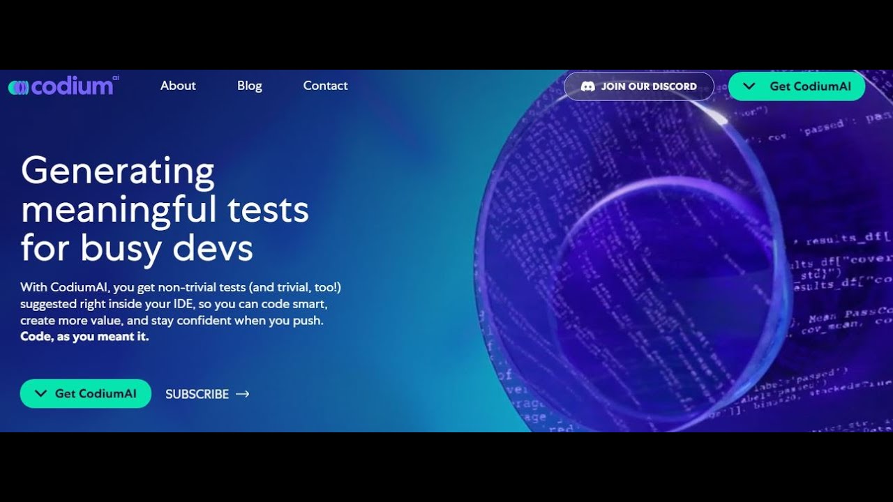 Codiumai Analyzes Your Code And Generates Meaningful Tests Youtube
