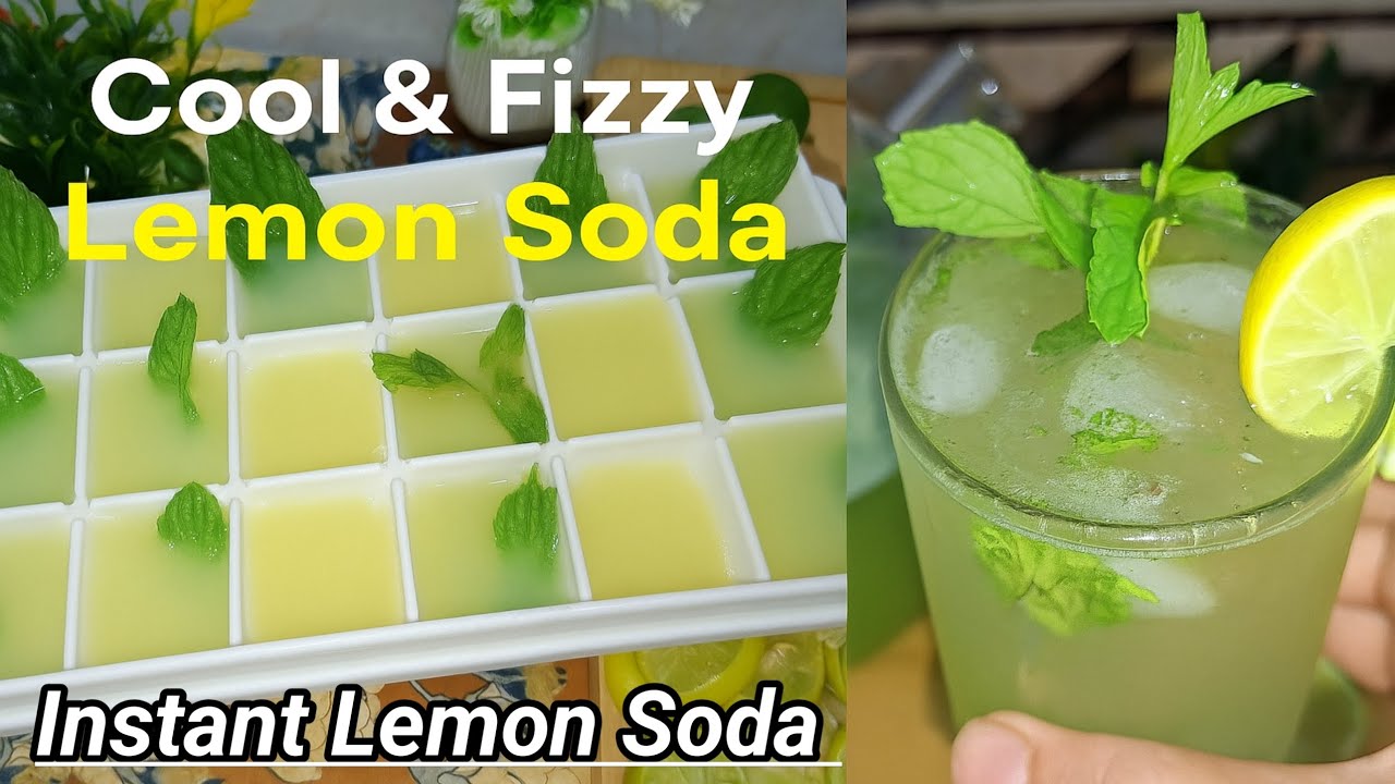 Instant Lemon Soda/ Refreshing Fizzy Drink from Lemon Cubes/Cool ...