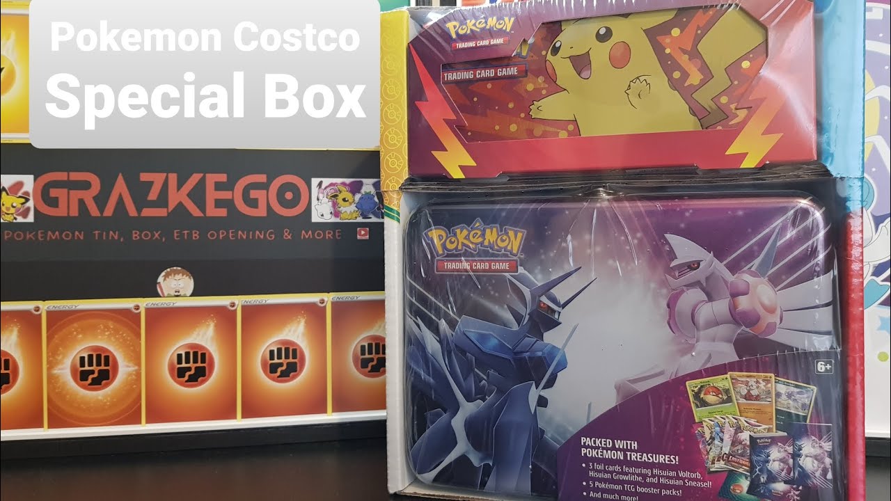Pokemon Box Opening 😉👍Costco Special Box 👍🤗 Pencil and Treasure chest ...