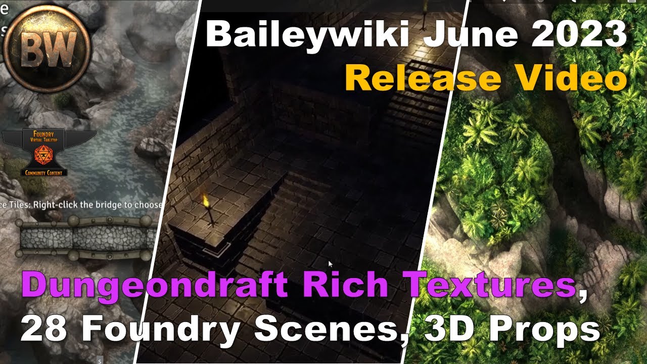 Baileywiki June 2023 Release - Dungeondraft Rich Textures, Unlimited ...