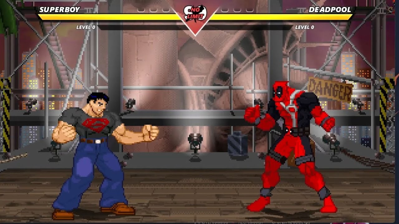 Superboy Vs Deadpool | MARVEL VS DC MUGEN - YouTube