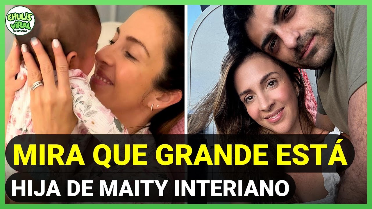 El ESPOSO de Maity Interiano COMPARTE una LINDA FOTO con baby Nour ...