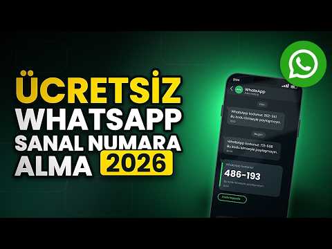 ÜCRETSİZ Whatsapp Sanal Numara Alma 2026