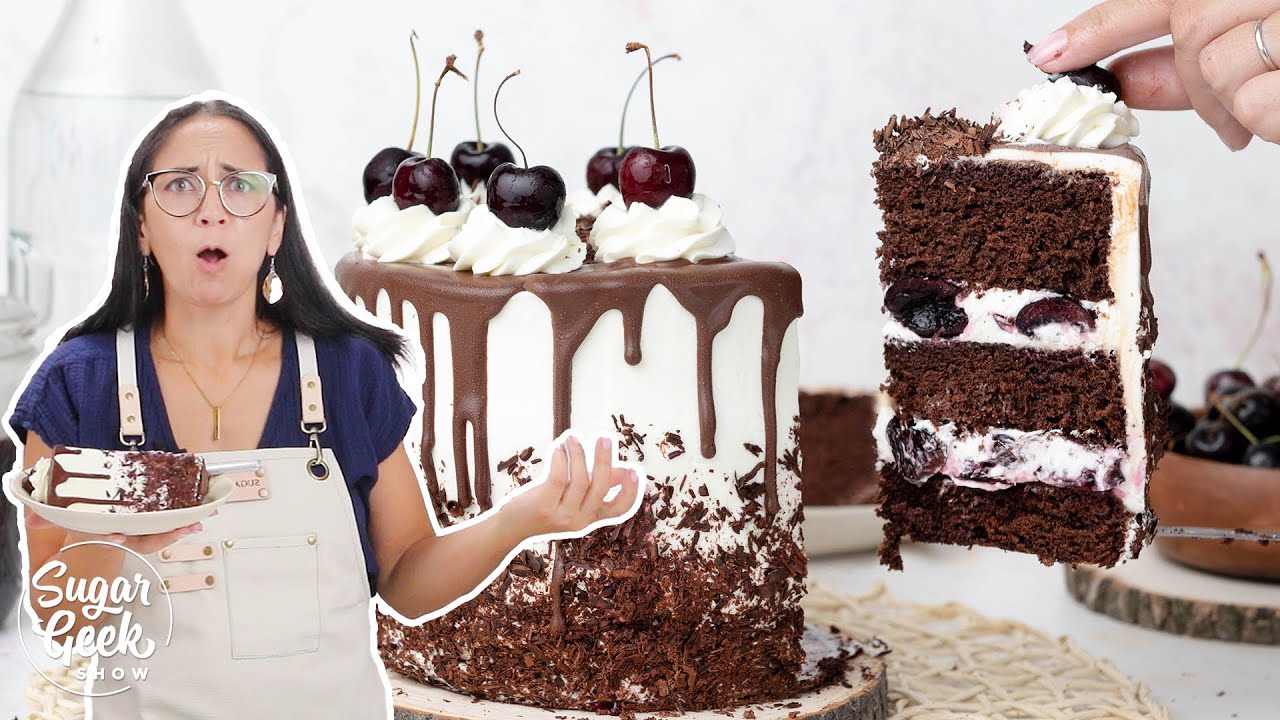 Traditional Black Forest Cake Recipe - YouTube