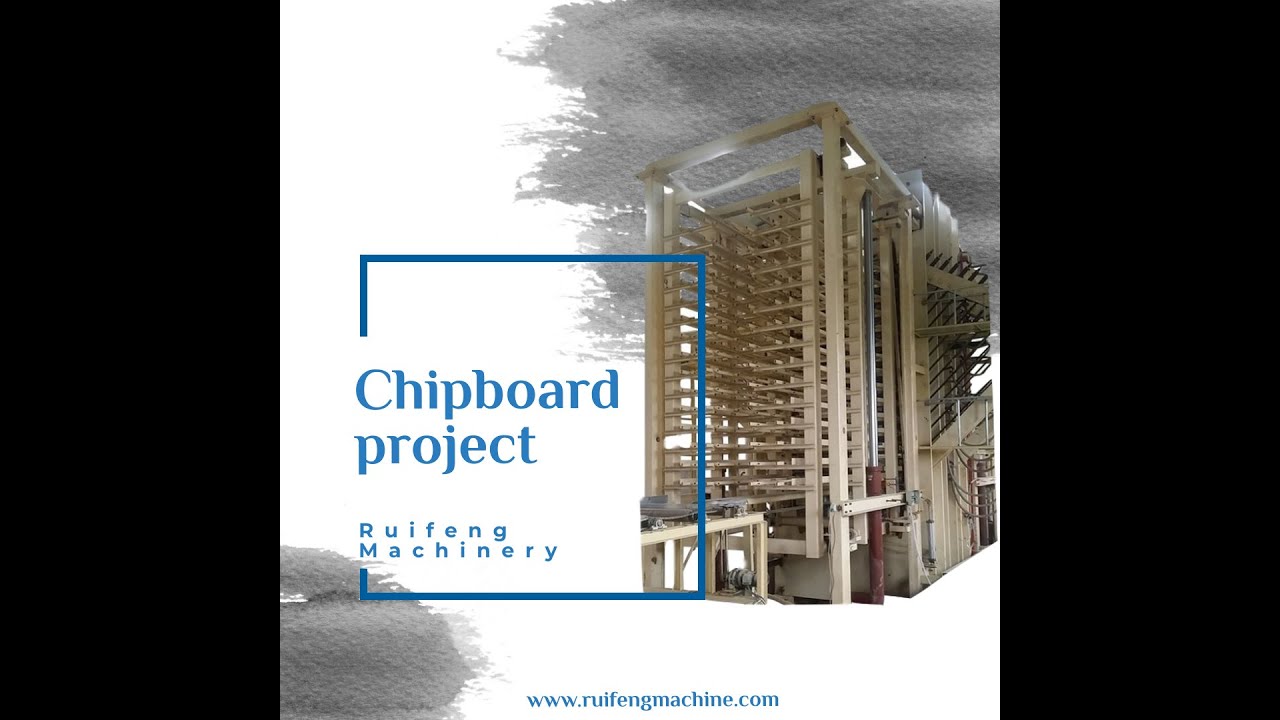 Particle board production line/ waste wood pb producing process - YouTube