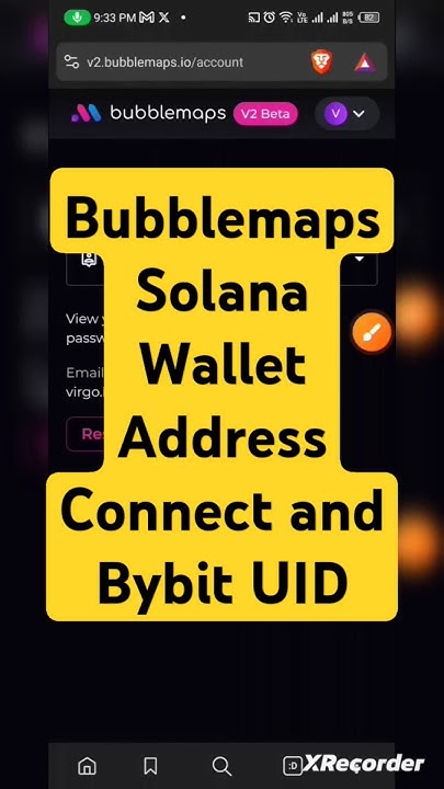 Bubblemaps airdrop Solana wallet connect | bubblemaps solana | bubblemaps bybit UID | BMT - YouTube