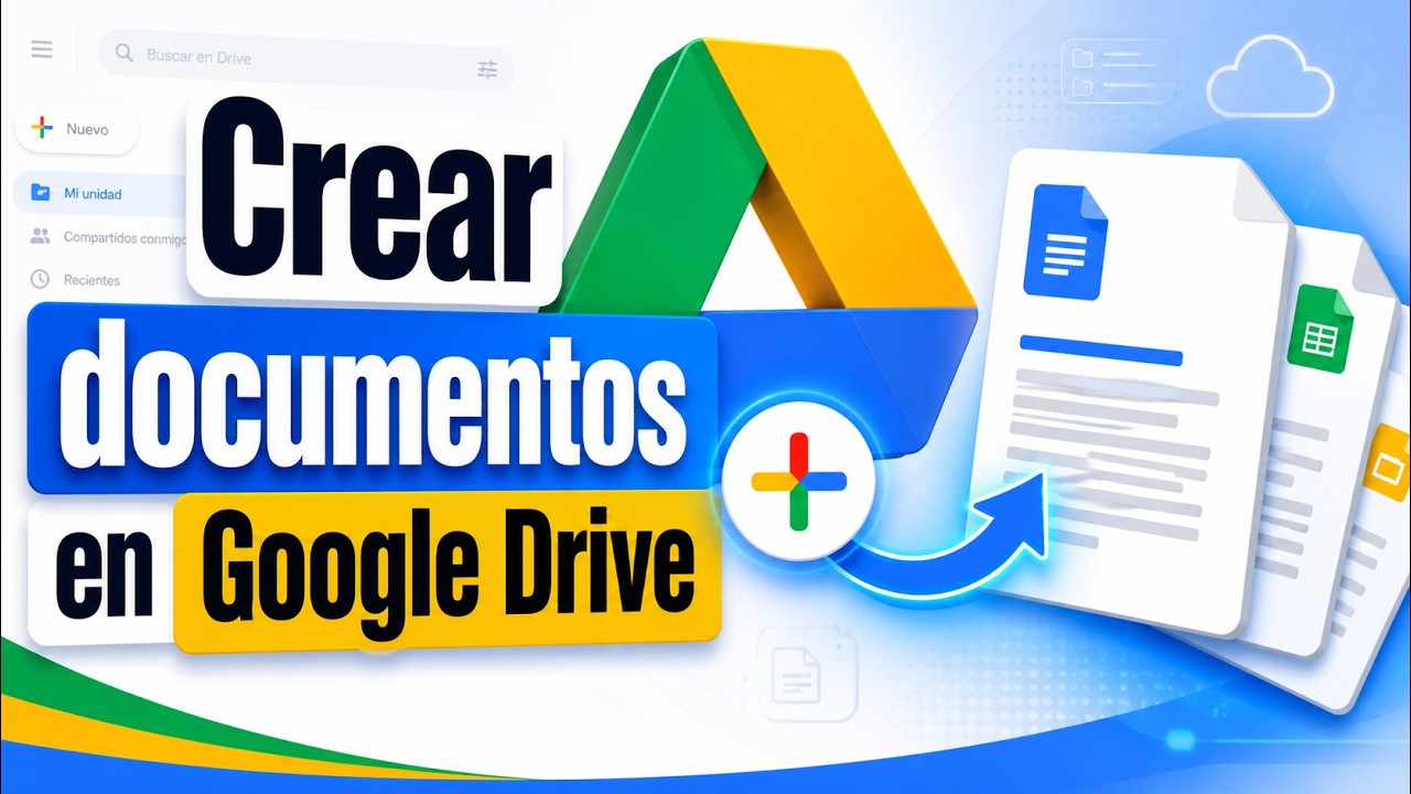 Cómo crear documentos en Google Drive - YouTube